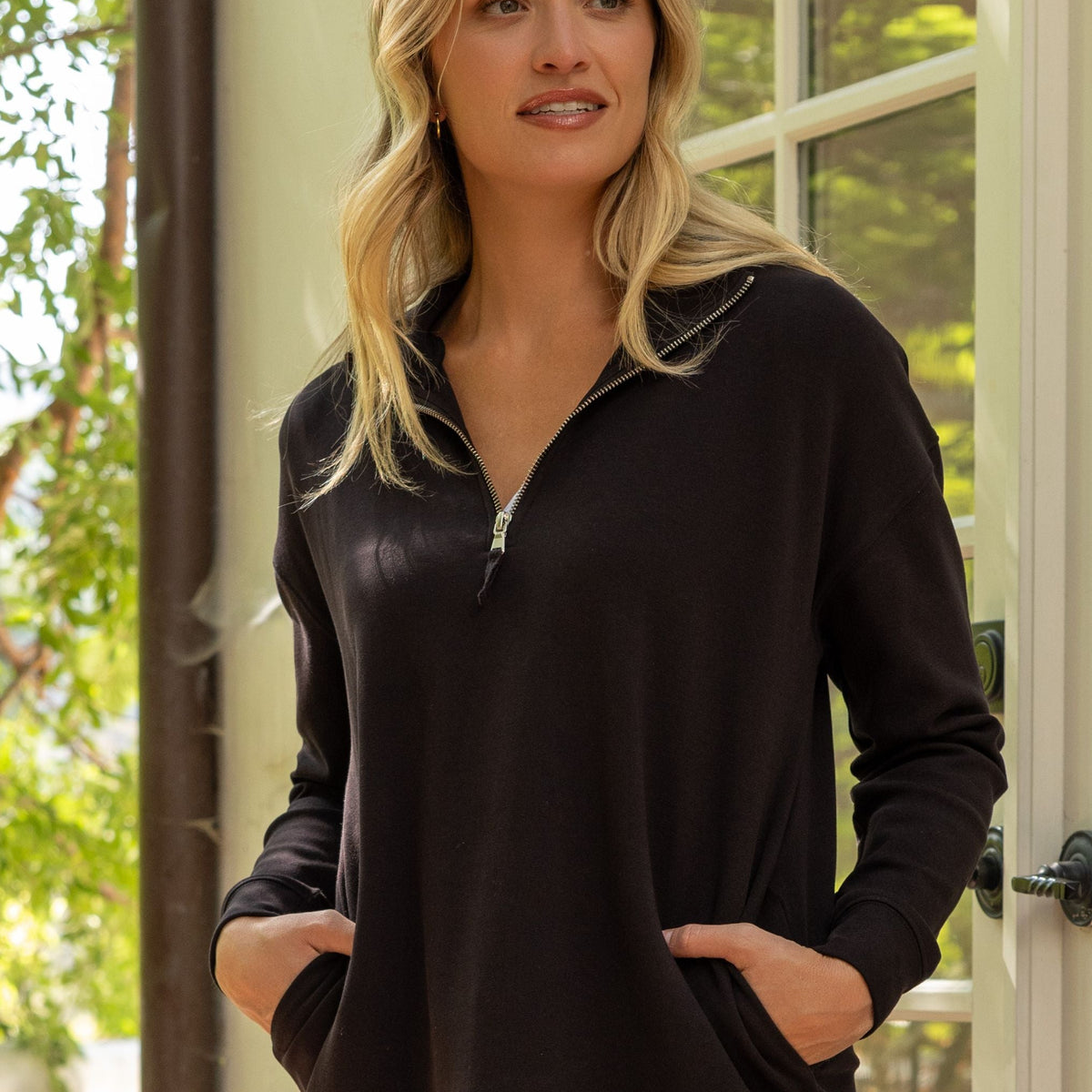 Million Miles Quarter Zip Pullover – zestt llc