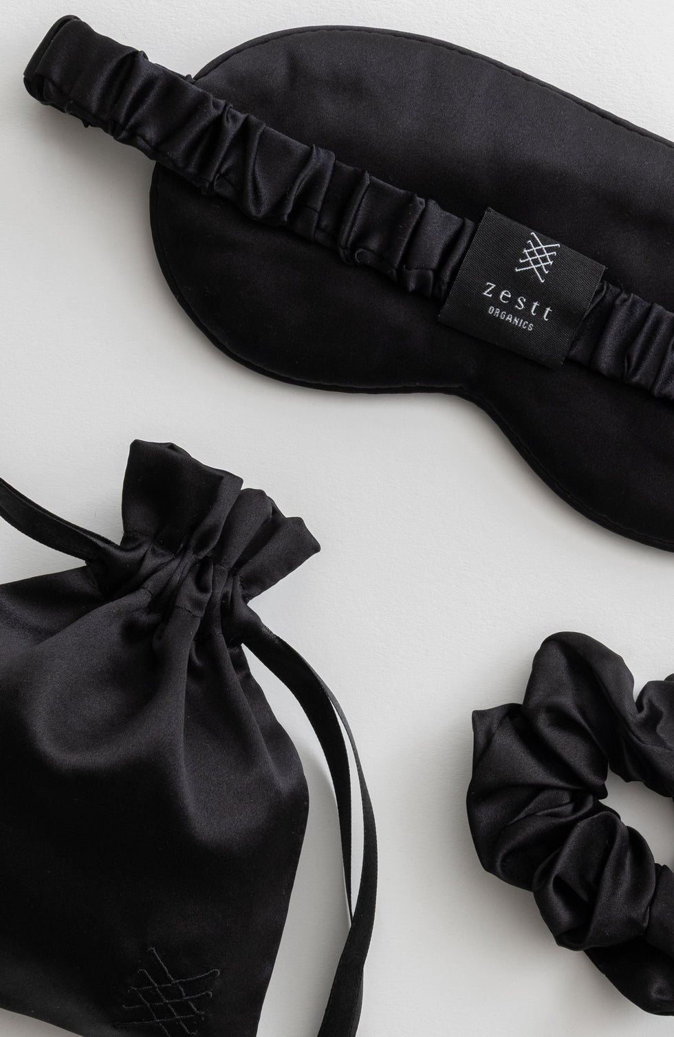Silk Sleep Mask and Scrunchy Set – zestt llc